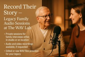 The WAV Lab | Audio Legacy Service – Record Your Family’s Story